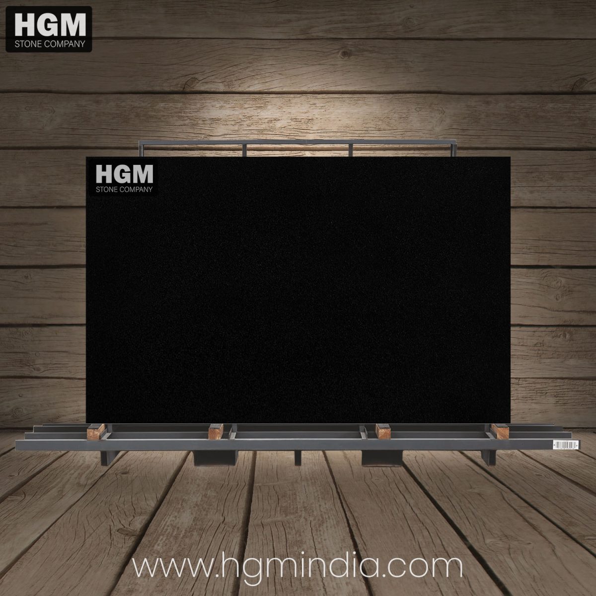 Impala Black Granite Jumbo Slab | Hind Grani Marmo