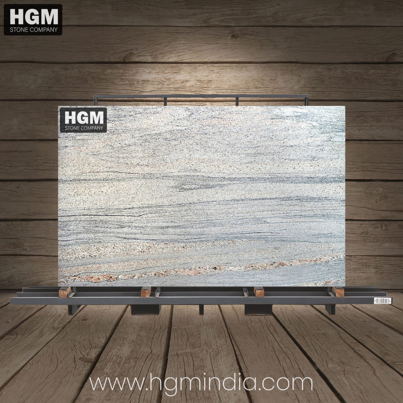 Imperial White Granite Jumbo Slab | Hind Grani Marmo