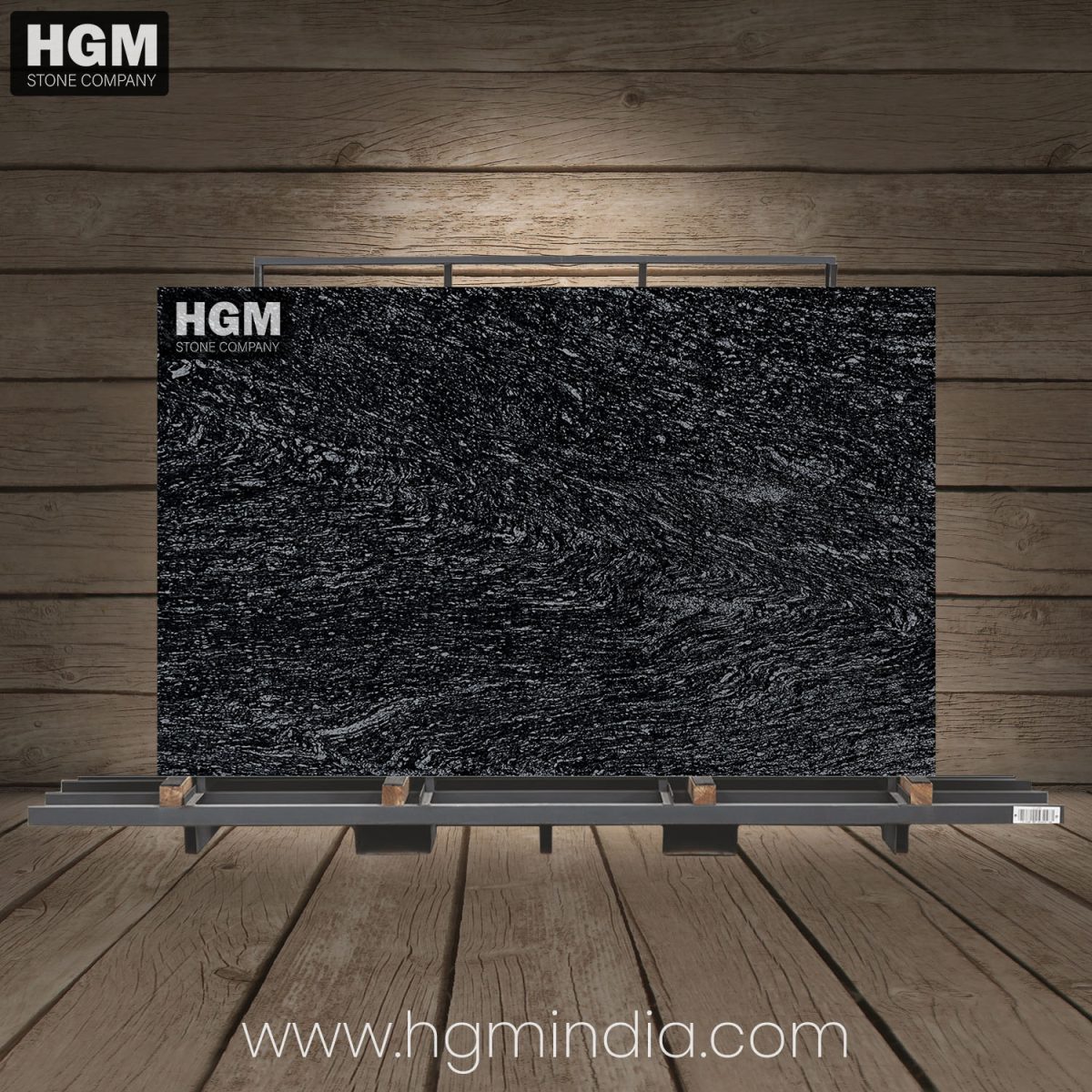 Black Markino Granite Jumbo Slab | Hind Grani Marmo