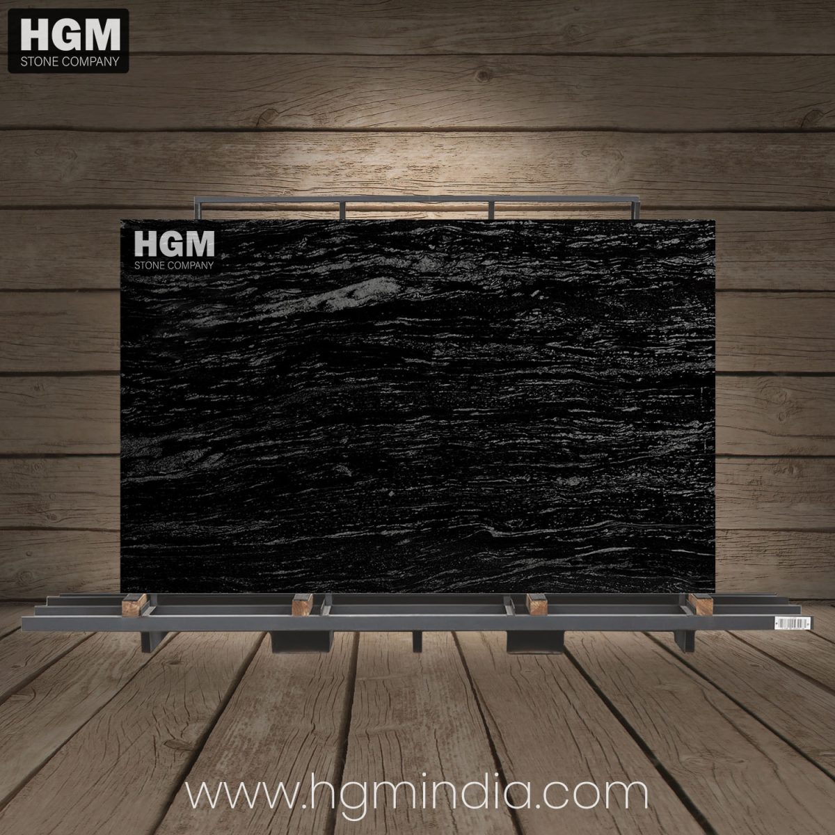 Black Markino Granite Jumbo Slab | Hind Grani Marmo